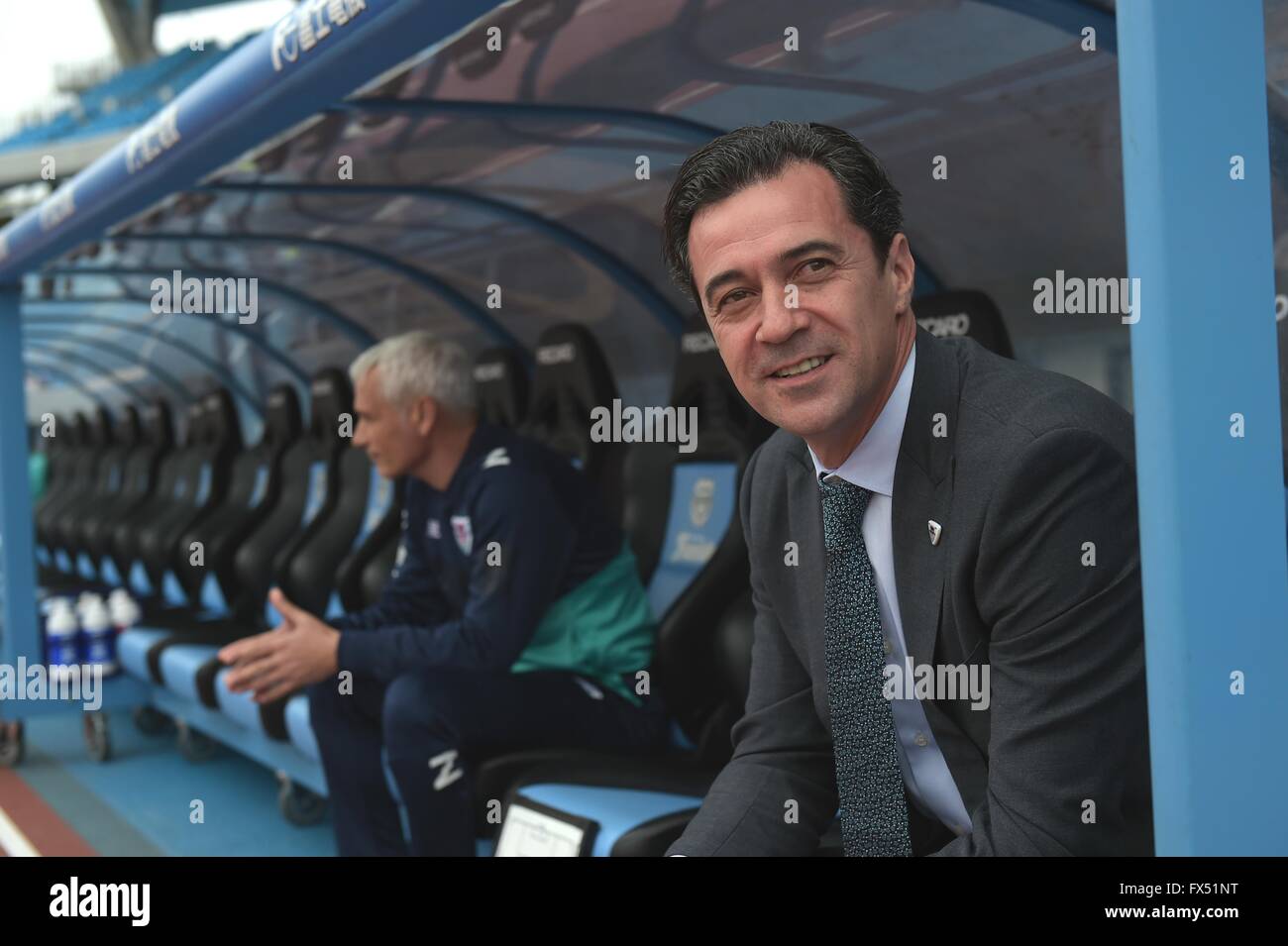 Kanagawa, Japan. 10th Apr, 2016. Massimo Ficcadenti (Sagan) Football ...