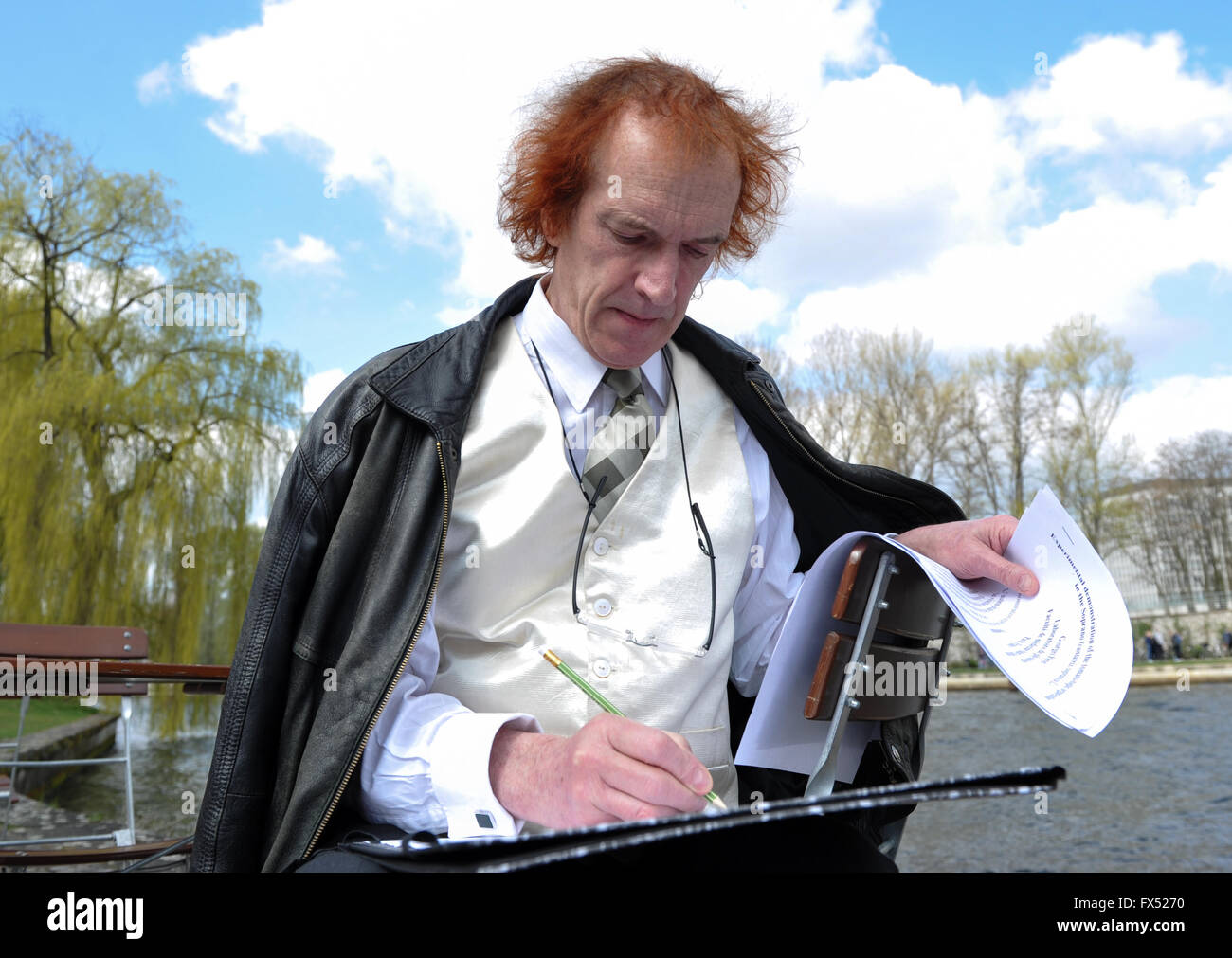 Berlin, Germany. 9th Apr, 2016. dpa-exclusive: Singer and actor Graham ...