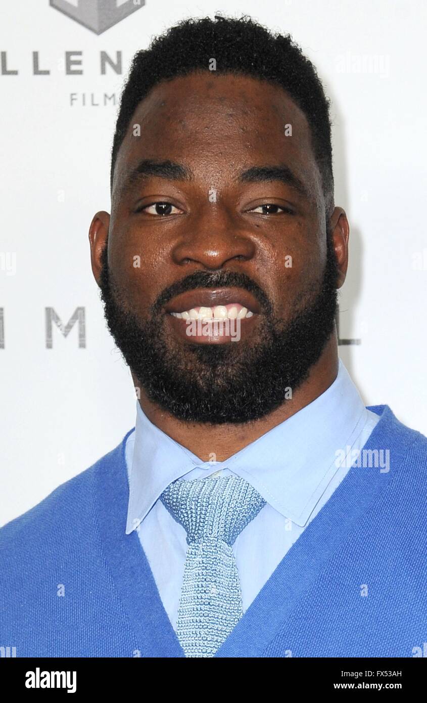 New York, NY, USA. 11th Apr, 2016. Justin Tuck at arrivals for CRIMINAL ...