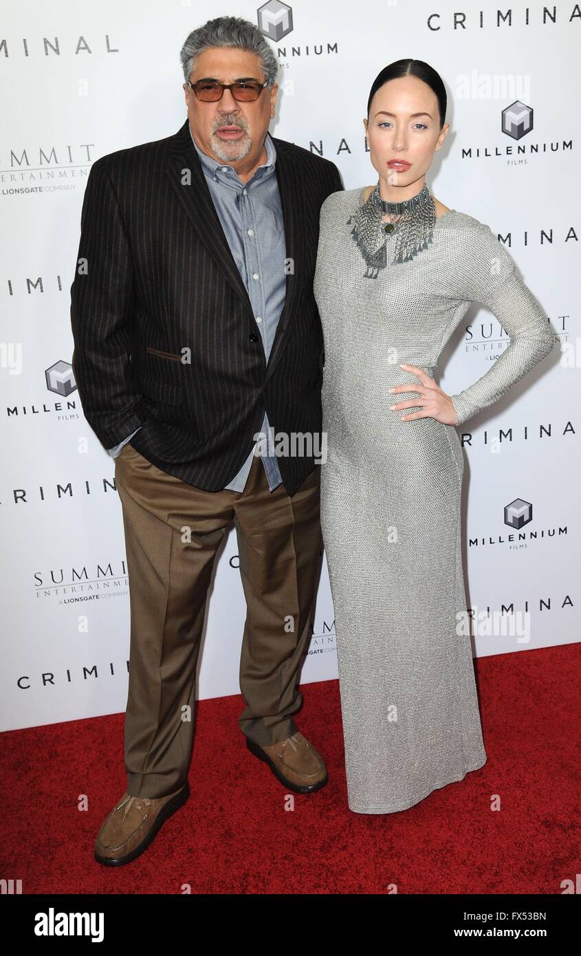 New York, NY, USA. 11th Apr, 2016. Vincent Pastore at arrivals for ...