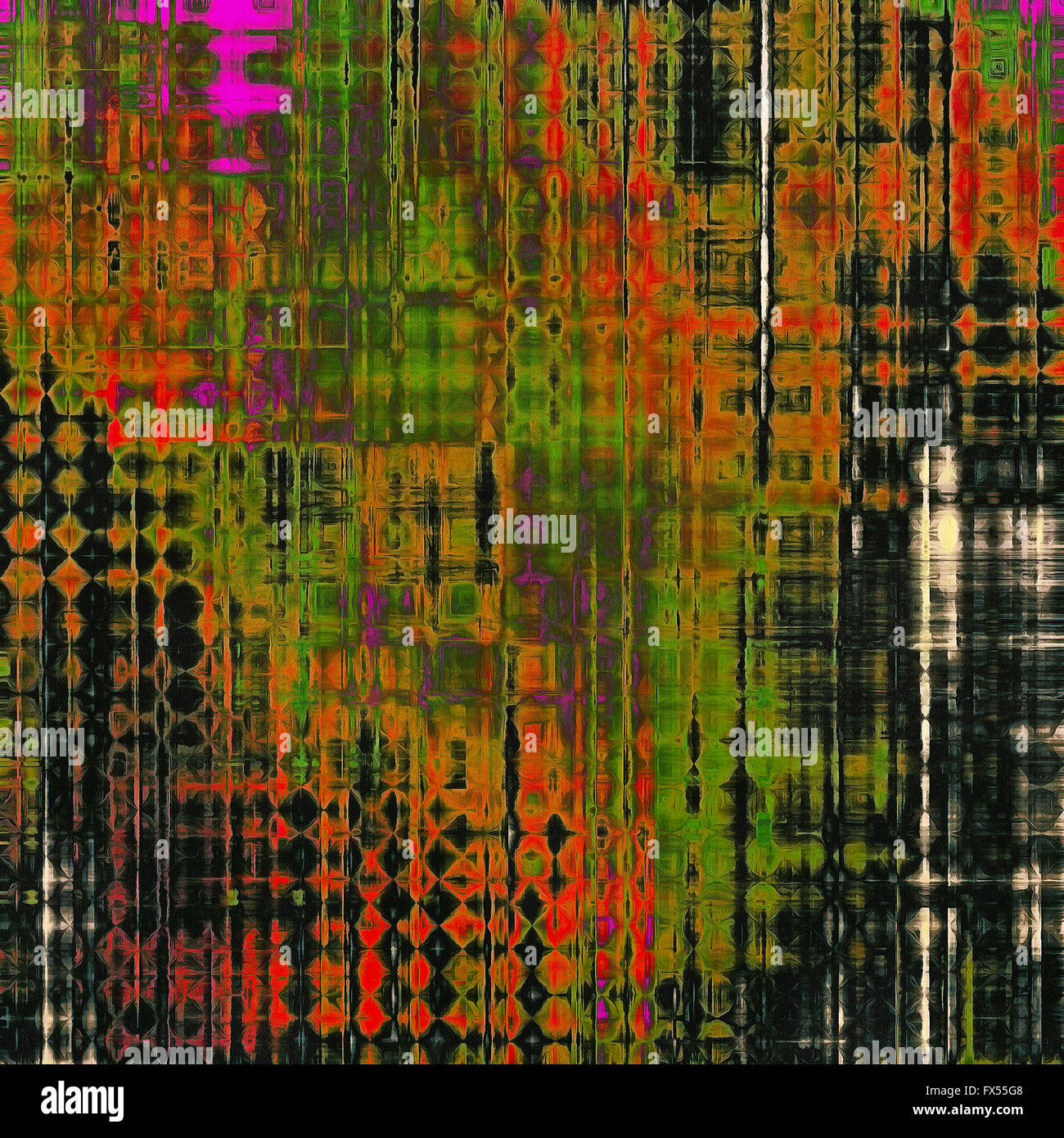 Old scratched retro-style background. With different color patterns ...