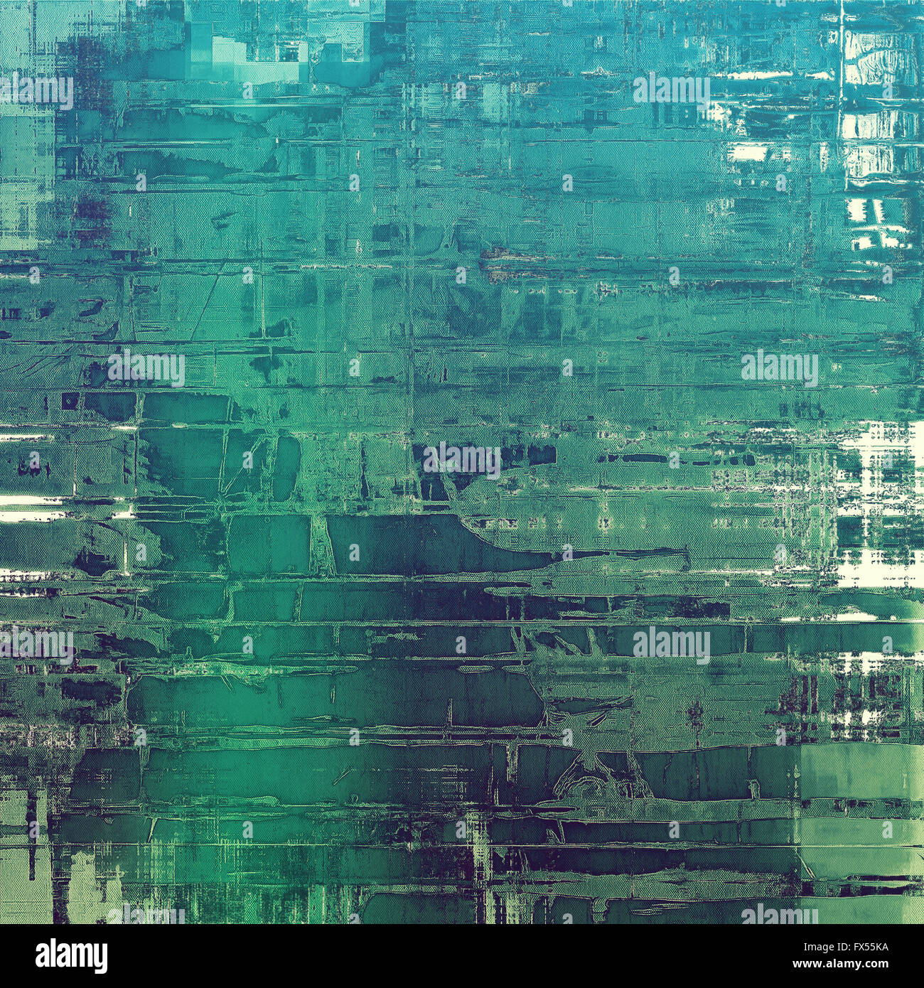 Old scratched retro-style background. With different color patterns ...