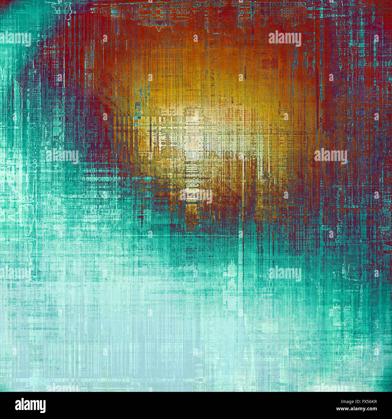 Old abstract texture with grunge stains. With different color patterns ...