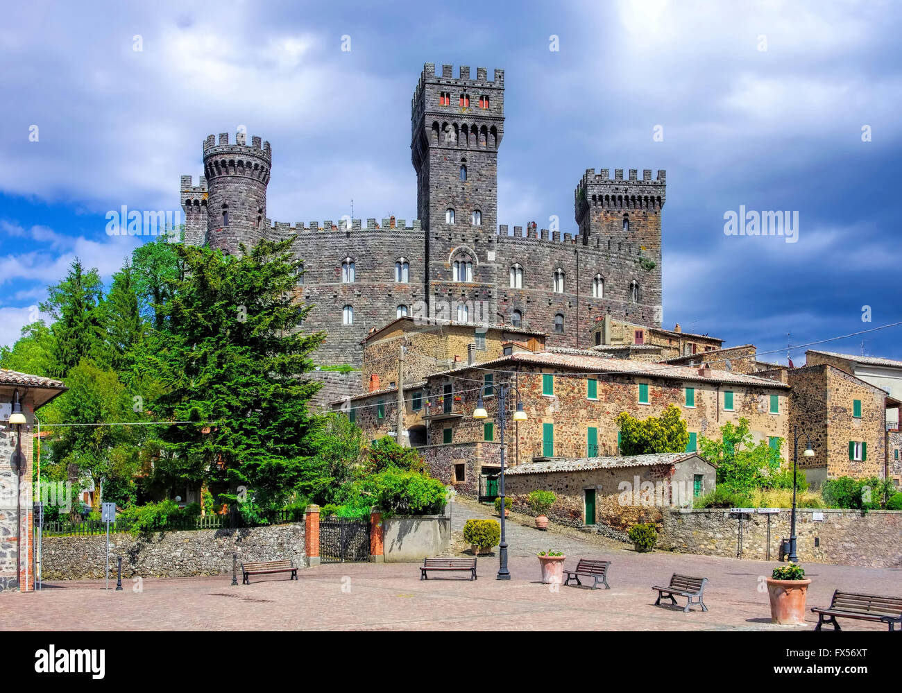 Burg torre alfina hi-res stock photography and images - Alamy