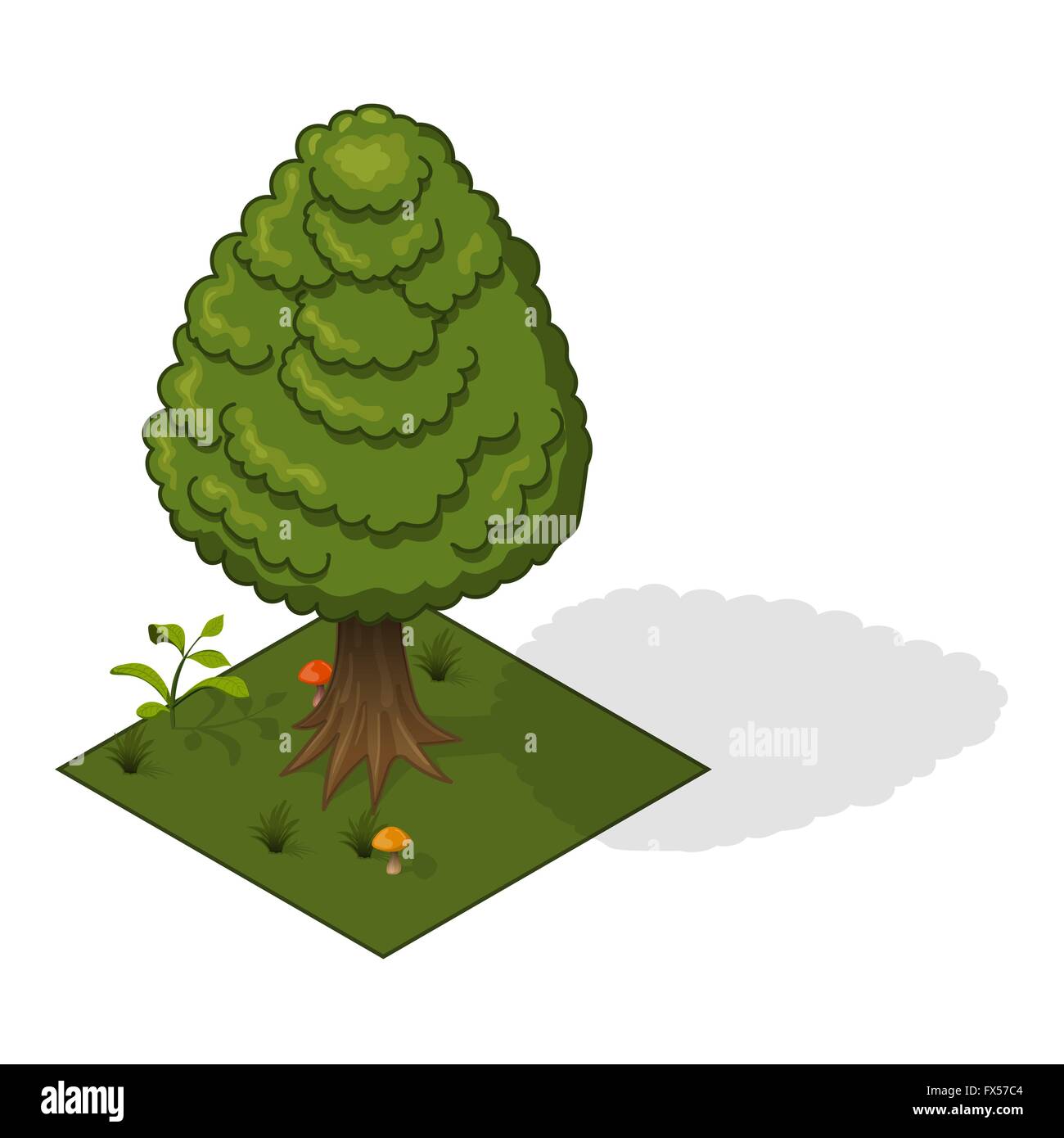 forest tree isometric Stock Vector Image & Art - Alamy