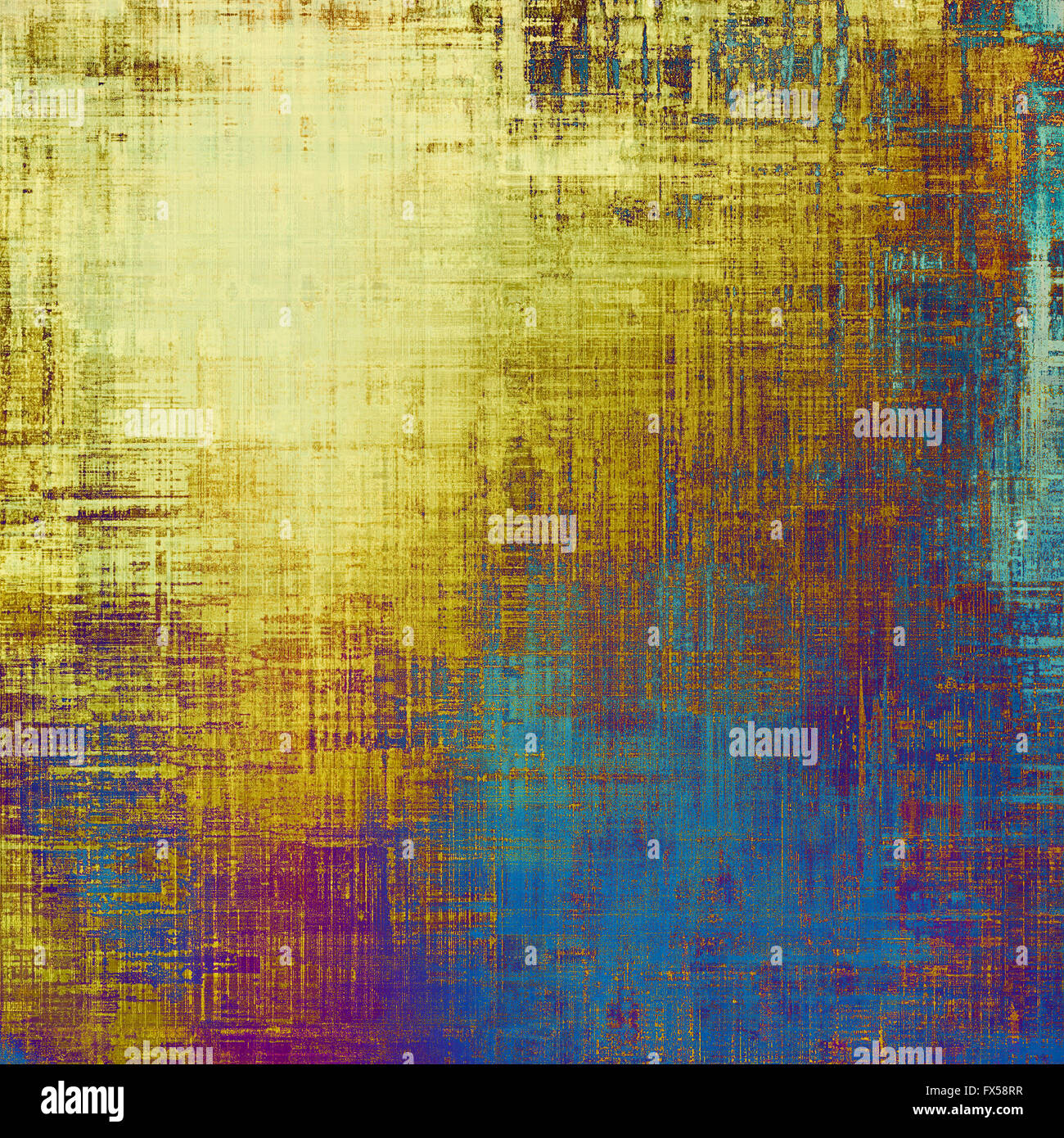 Grunge texture. With different color patterns: yellow (beige); brown ...