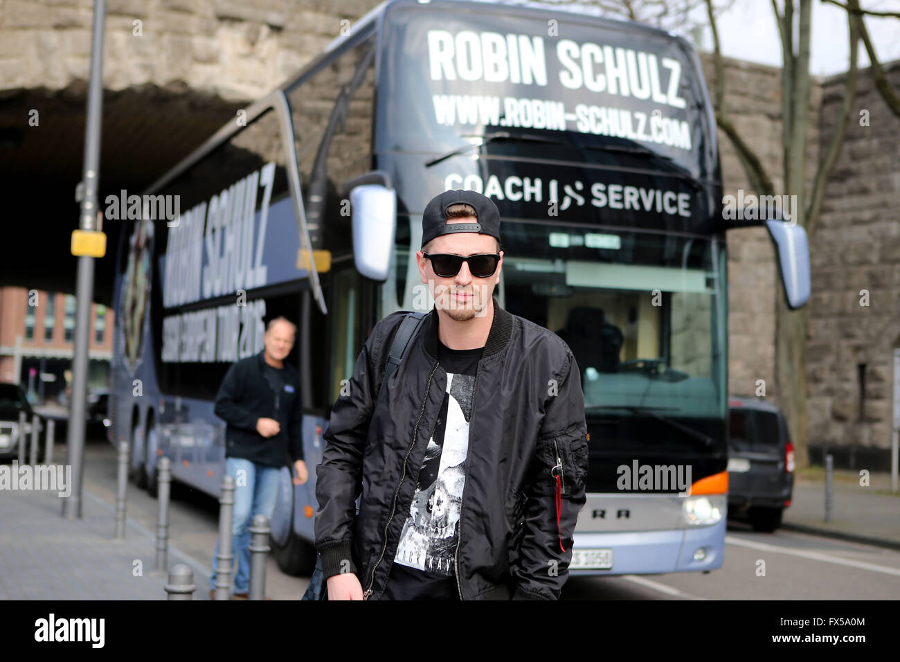 DJ Robin Schulz seen arriving at the Hyatt Hotel Featuring: Robin ...