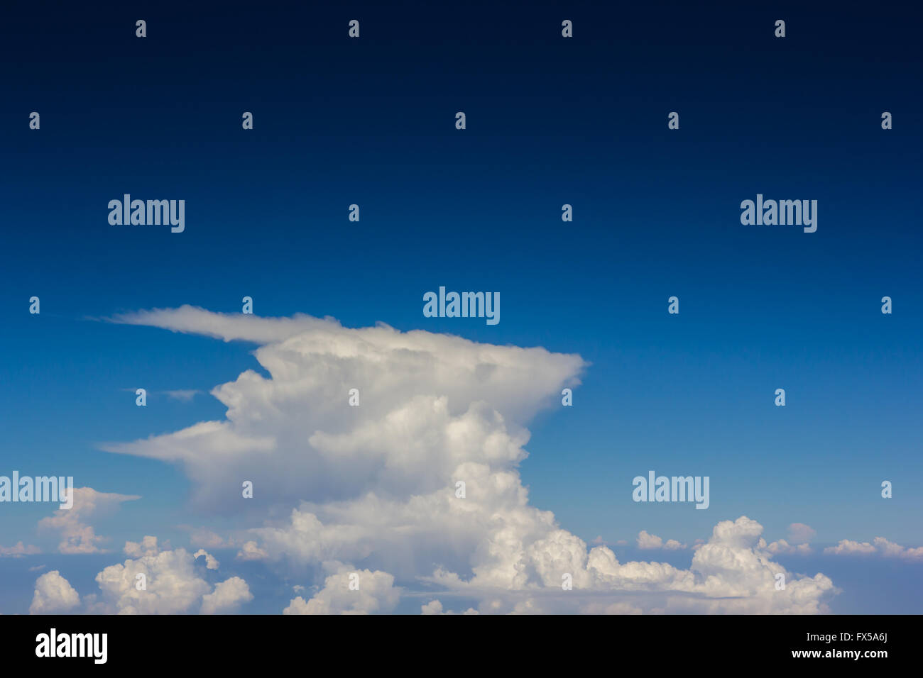 sky over cloud layer air view background only Stock Photo - Alamy