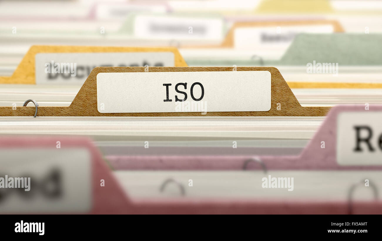 ISO - Folder Name in Directory Stock Photo - Alamy