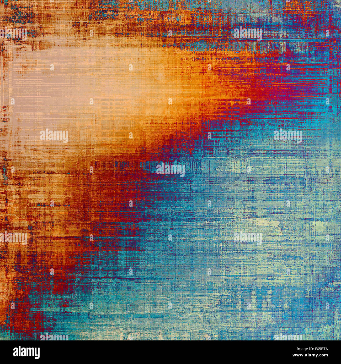 Old school textured background. With different color patterns: yellow ...