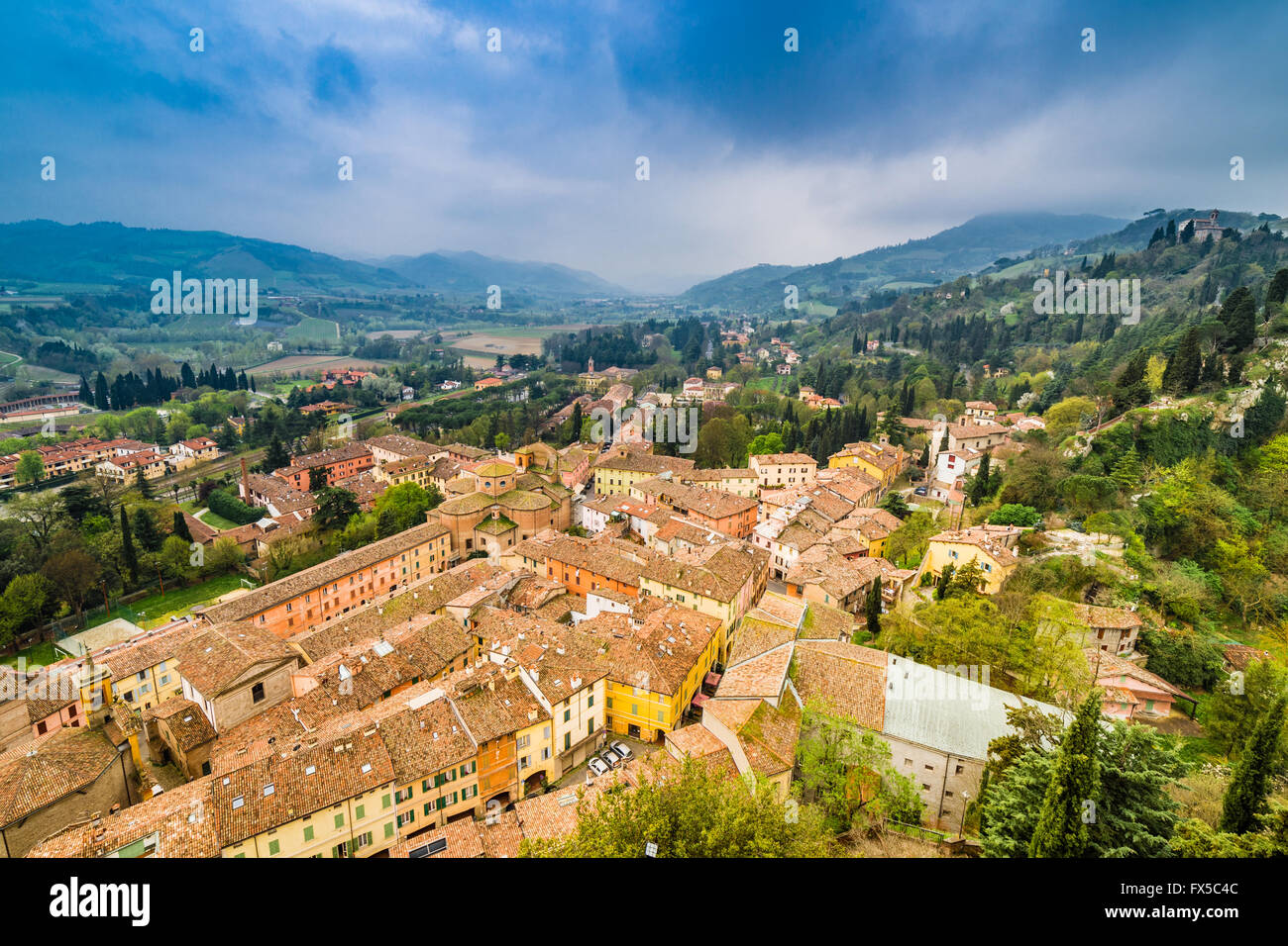 Roofs of Brisighella, one of the most beautiful medieval villages of ...