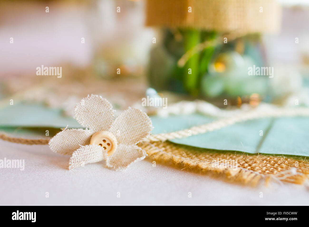 Linen flower hi-res stock photography and images - Alamy