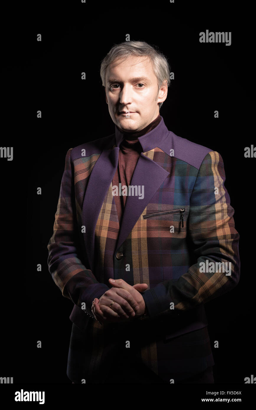 Checkered suit hi-res stock photography and images - Alamy