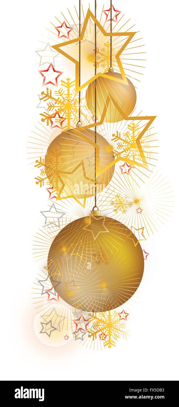 Christmas decoration star ball Stock Vector Images - Alamy