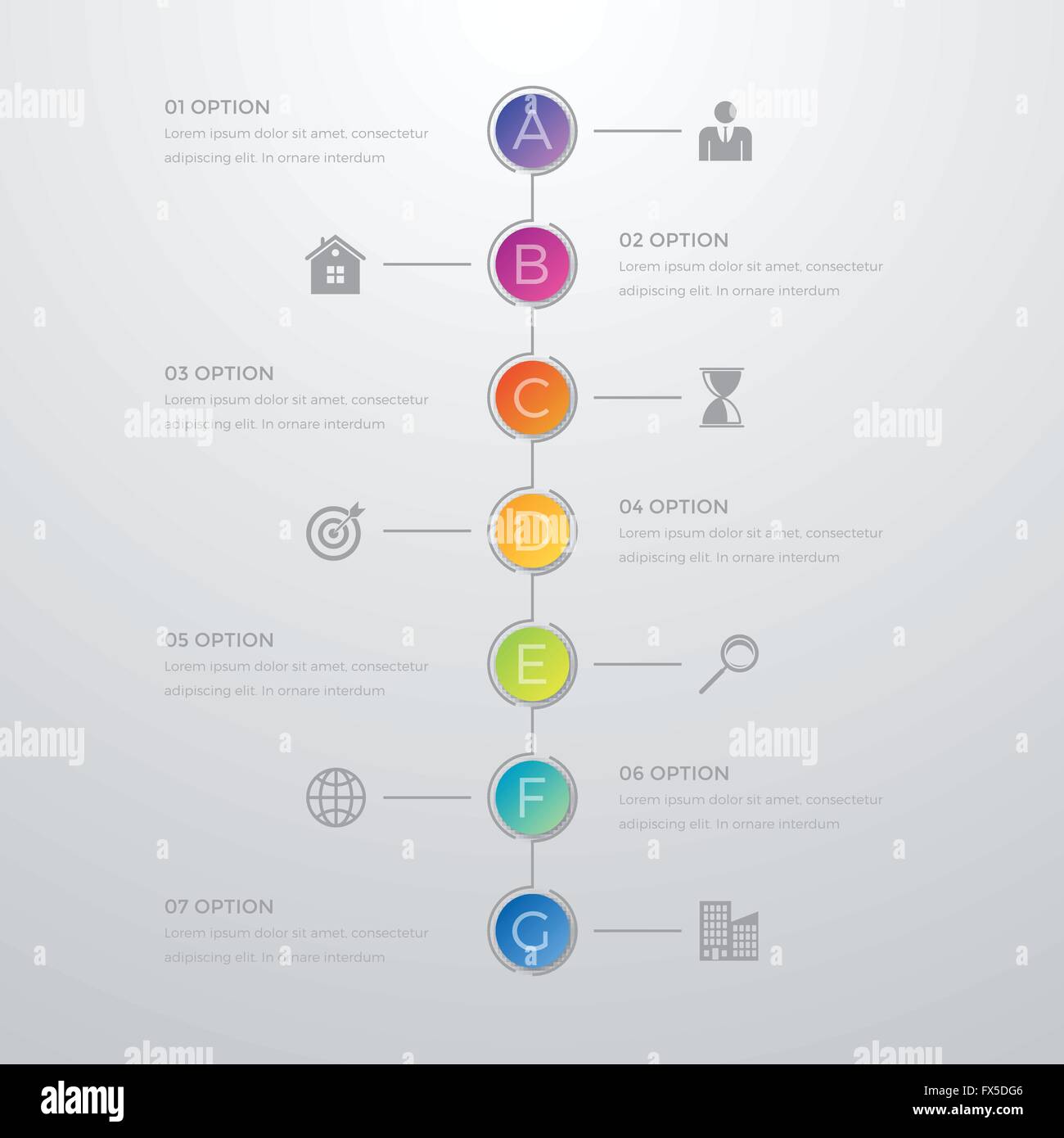 infographics timeline seven options Stock Vector Image & Art - Alamy
