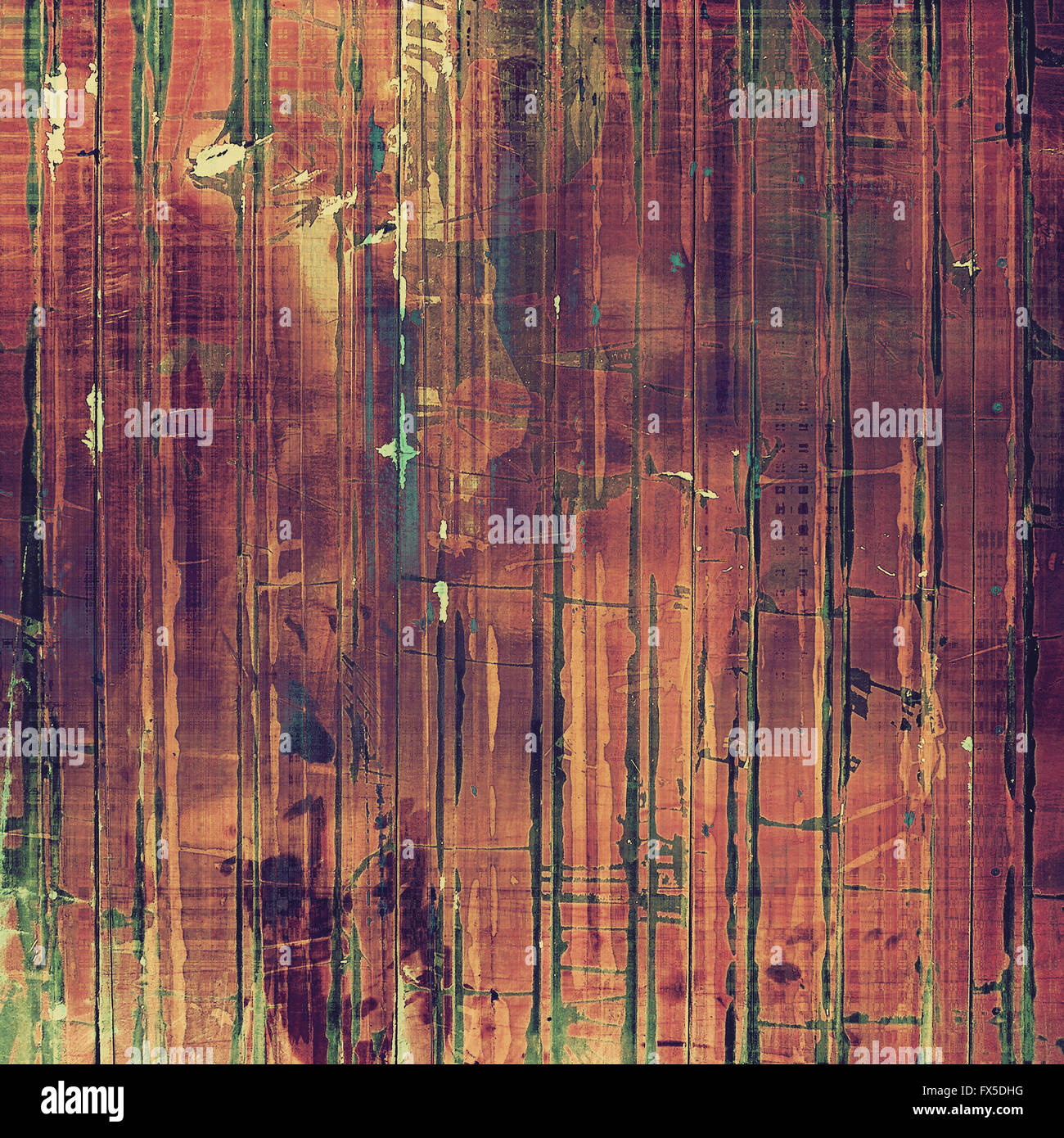 Grunge aging texture, art background. With different color patterns ...