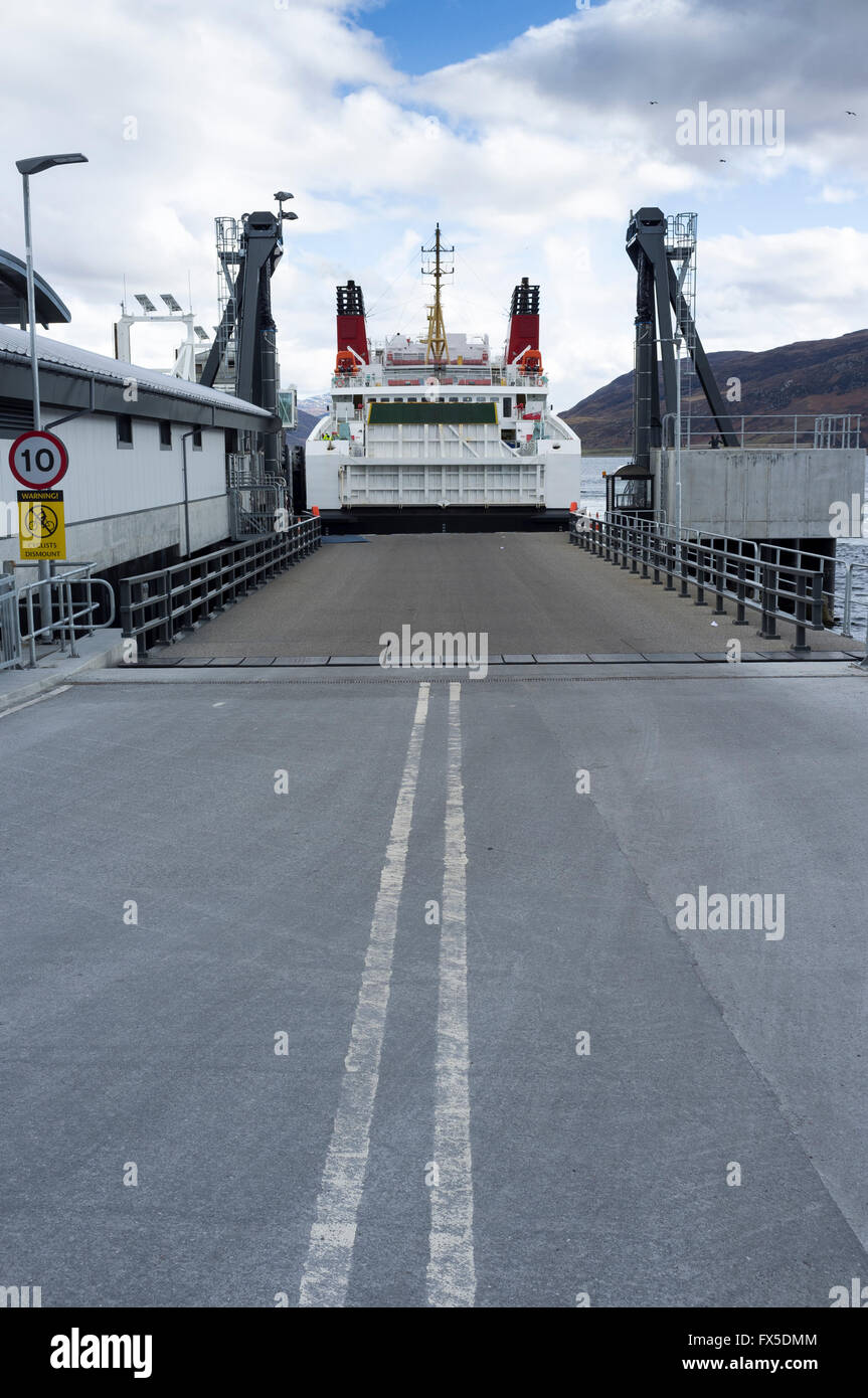 The new Caledonian MacBrayne ferry the Loch Seaforth at Ullapool ...