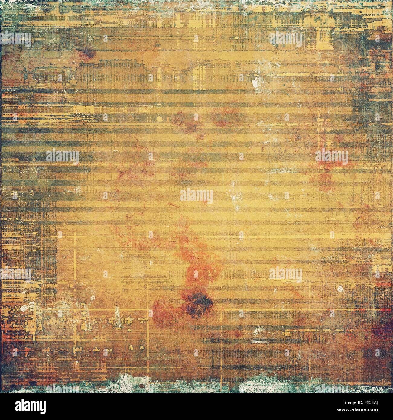 Old-style background, aging texture. With different color patterns ...