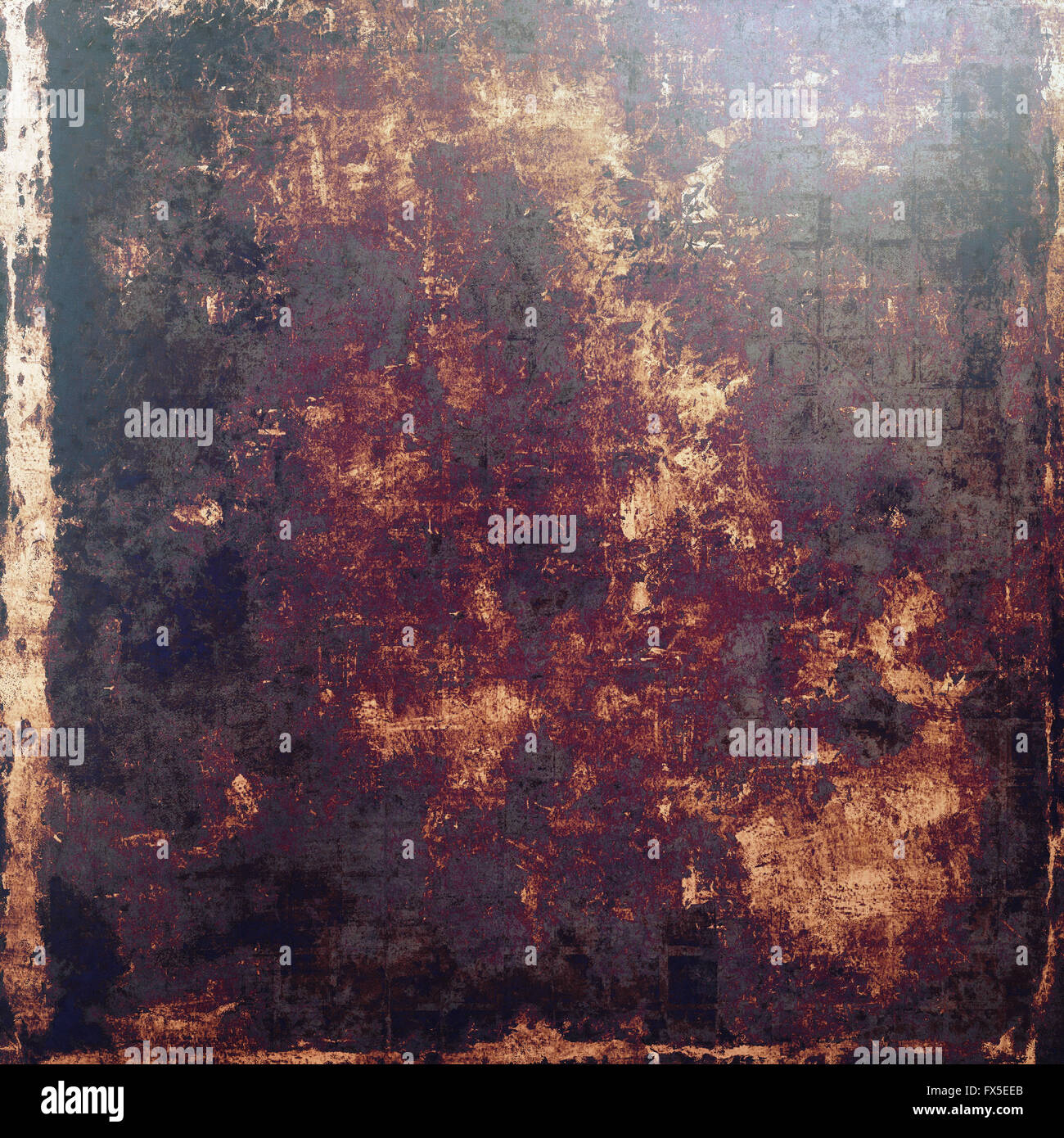 Antique vintage texture, old-fashioned weathered background. With ...