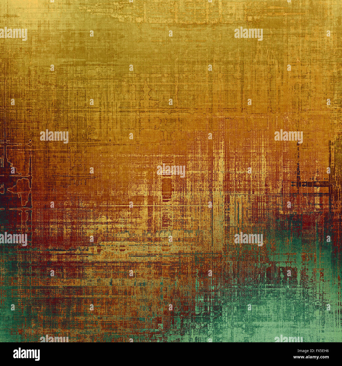 Old-style background, aging texture. With different color patterns ...