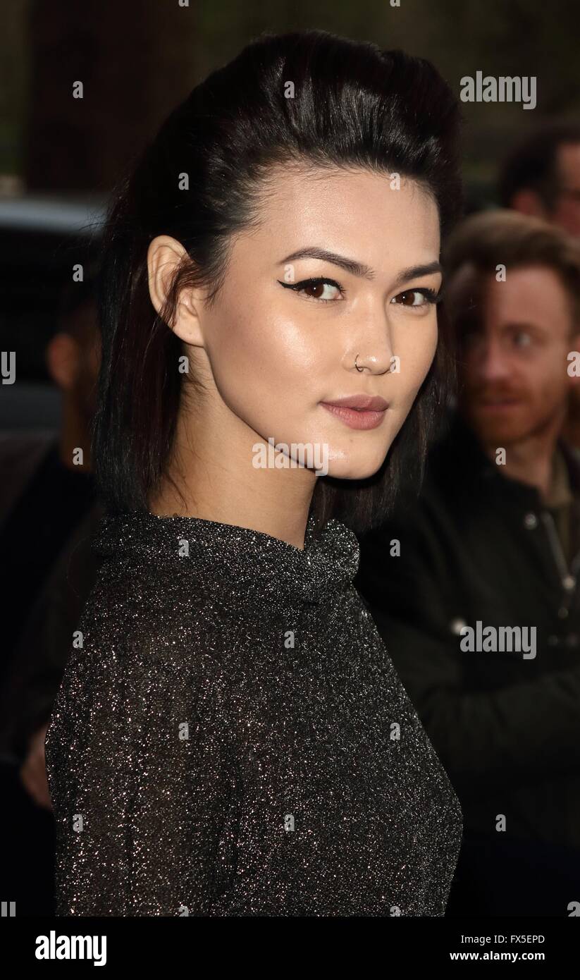 London, UK. Asami Zdrenka at the Asian Awards 2016. Grosvenor House ...