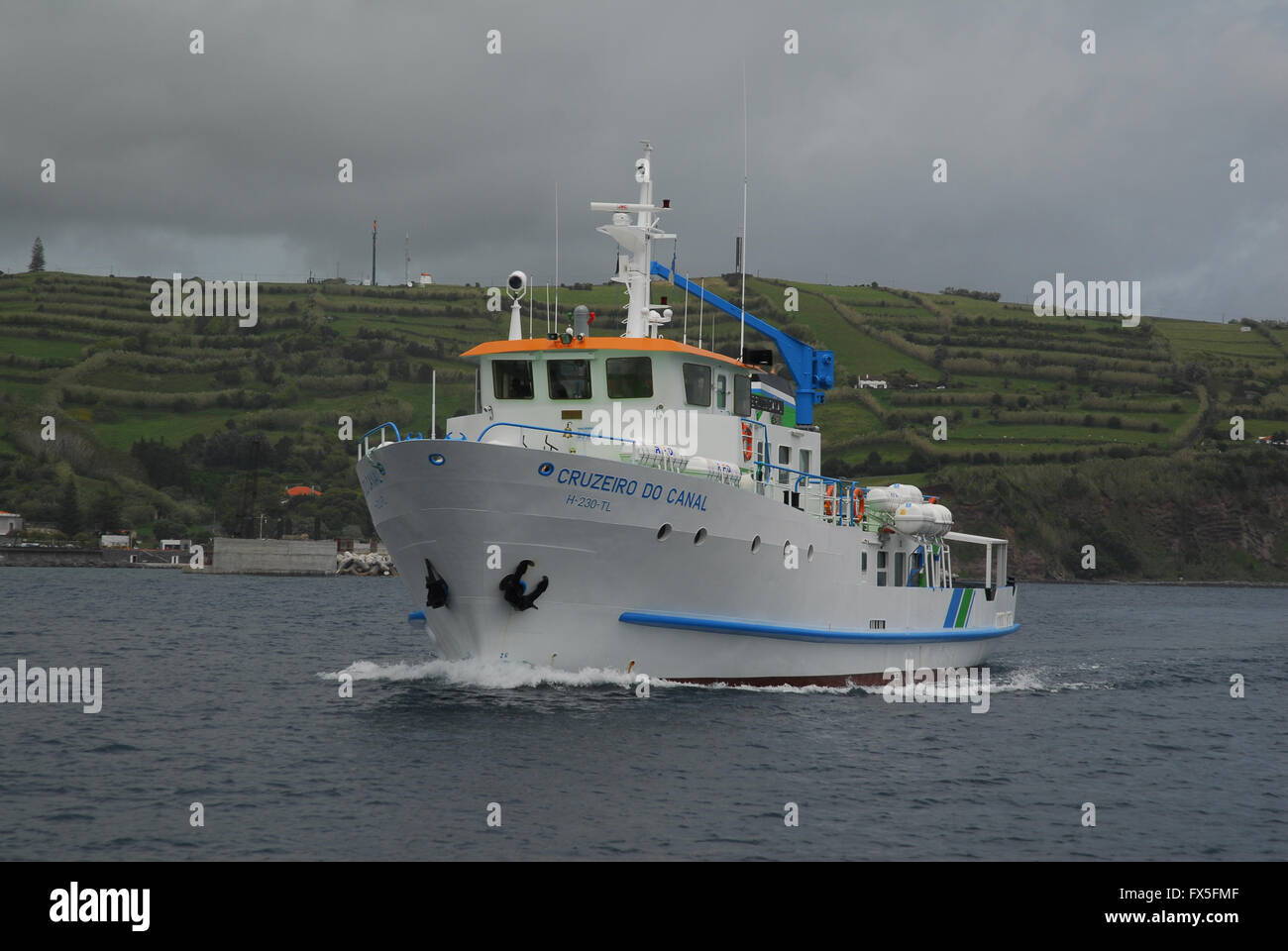 Portugal, Azores, Faial, Pico Horta Ferry Stock Photo - Alamy