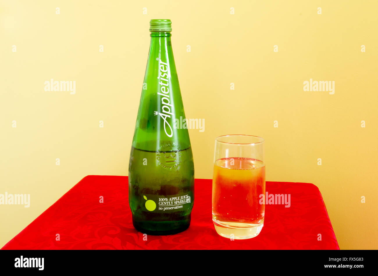 Bottle of Appletiser, UK Stock Photo - Alamy