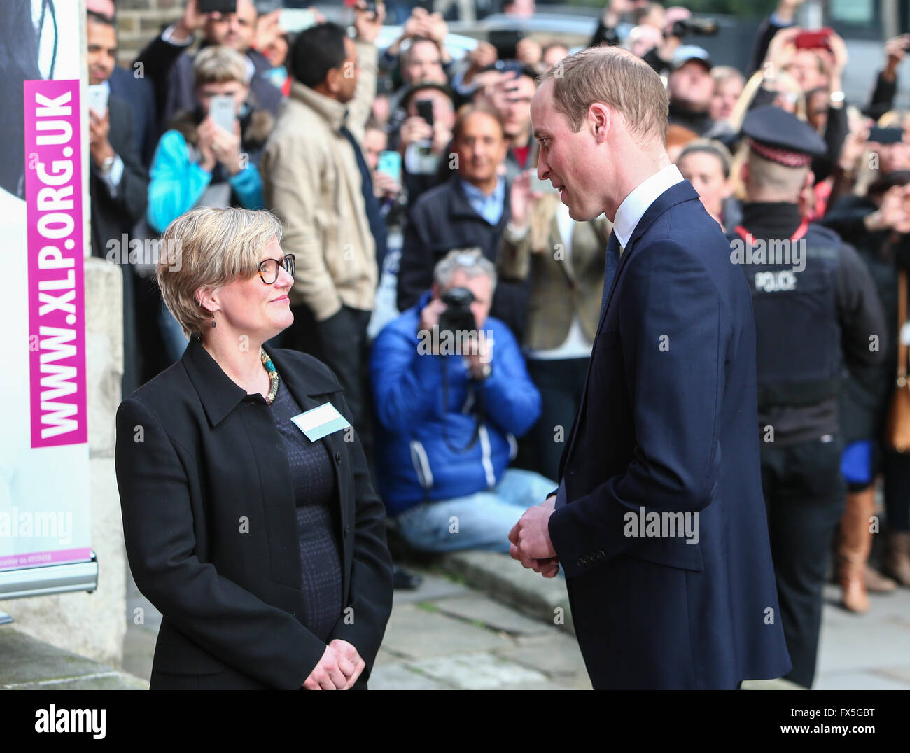 The Duke and Duchess of Cambridge visit the XLP mentoring project at ...