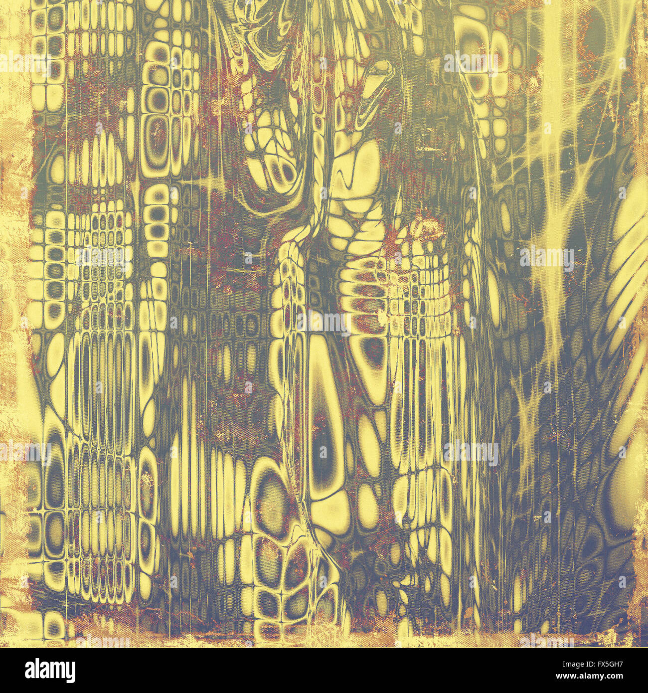 Computer designed highly detailed vintage texture or background. With ...