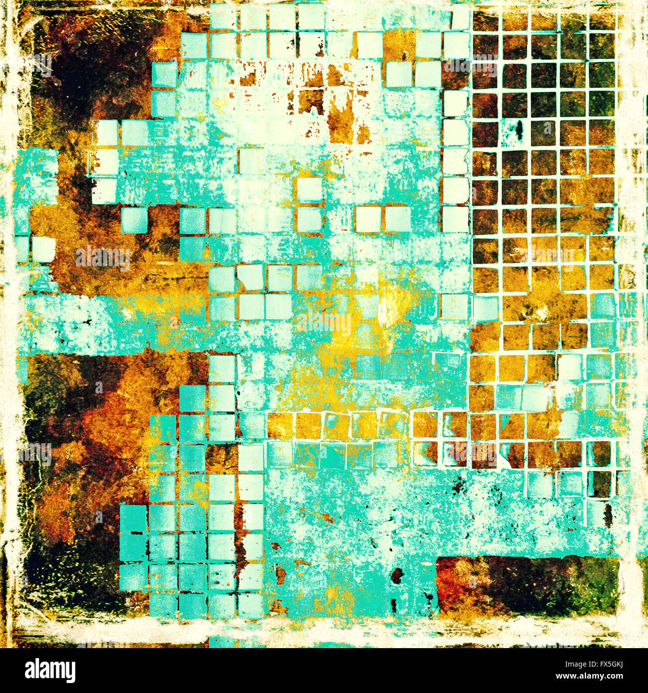 Computer designed highly detailed vintage texture or background. With ...