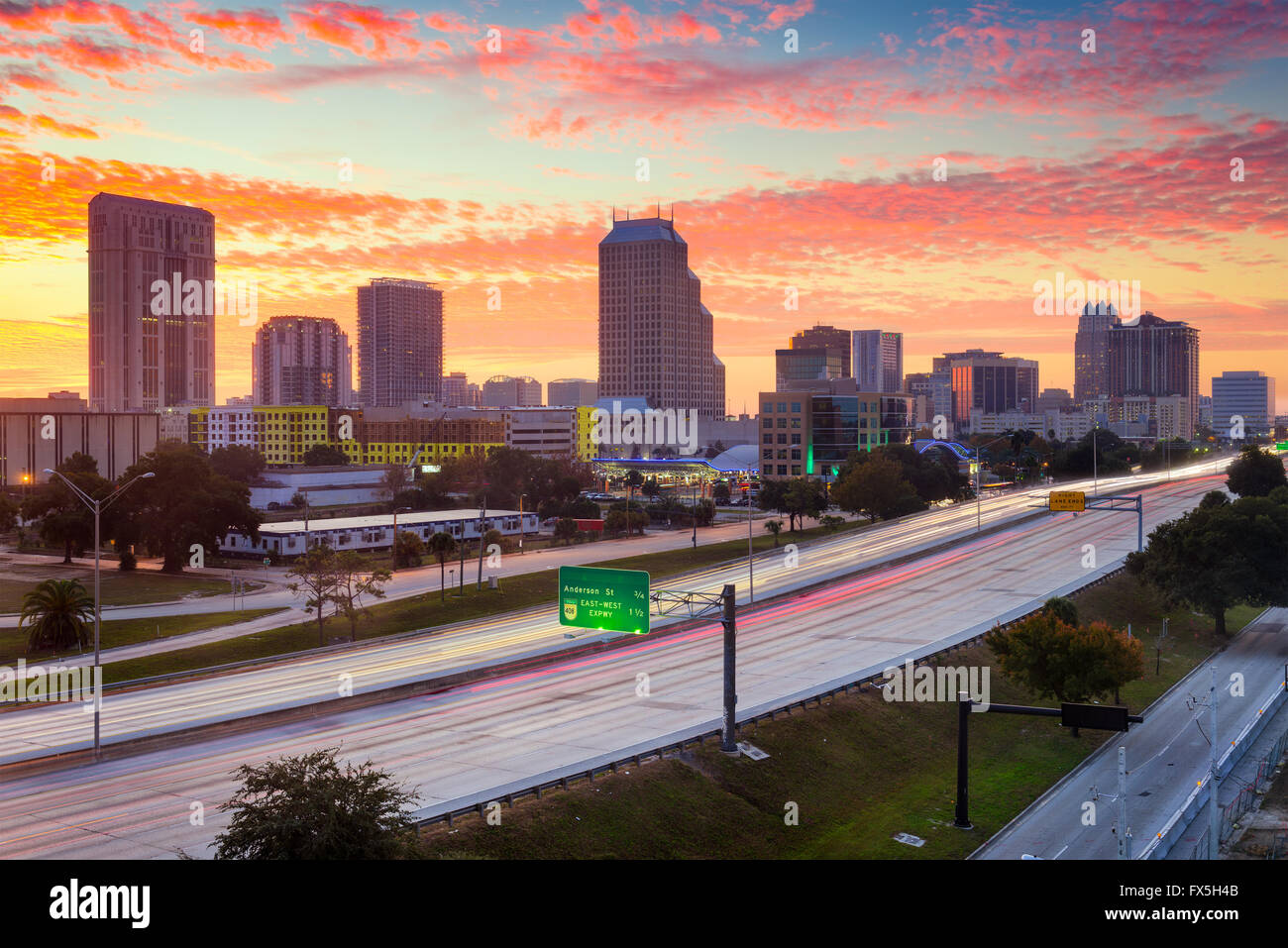 Orlando, Florida, USA skyline at dawn Stock Photo - Alamy