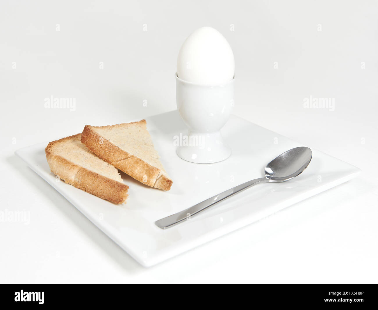 Studio shoot of Soft boiled Egg and toast Stock Photo - Alamy