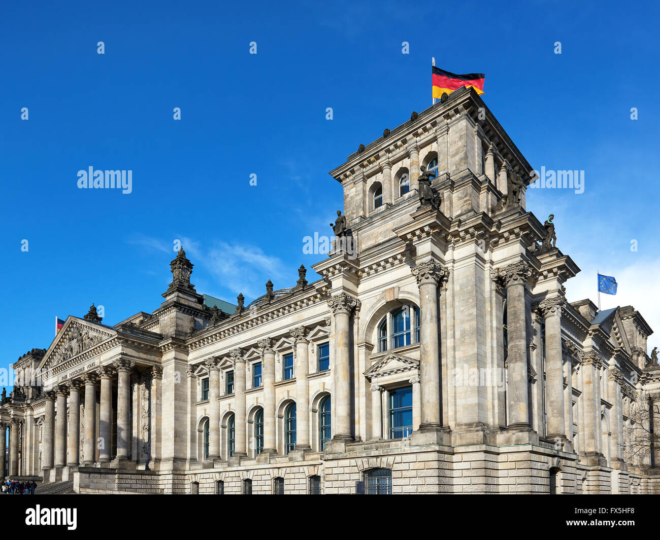The reichstag historical edifice in berlin germany hi-res stock ...