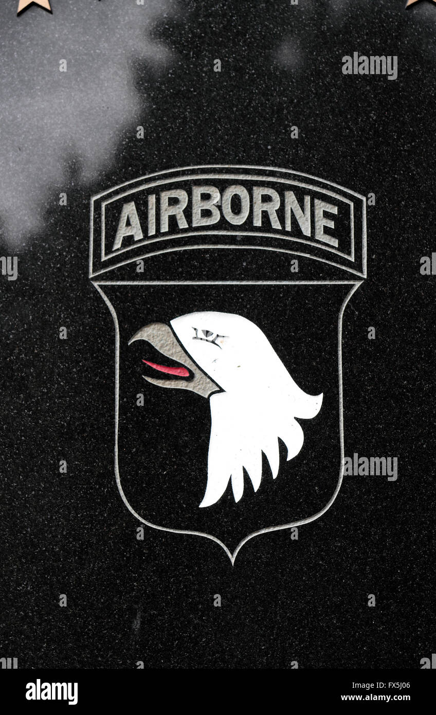The Screaming Eagle emblem of the 506th PIR 101st Airborne Division 'E ...