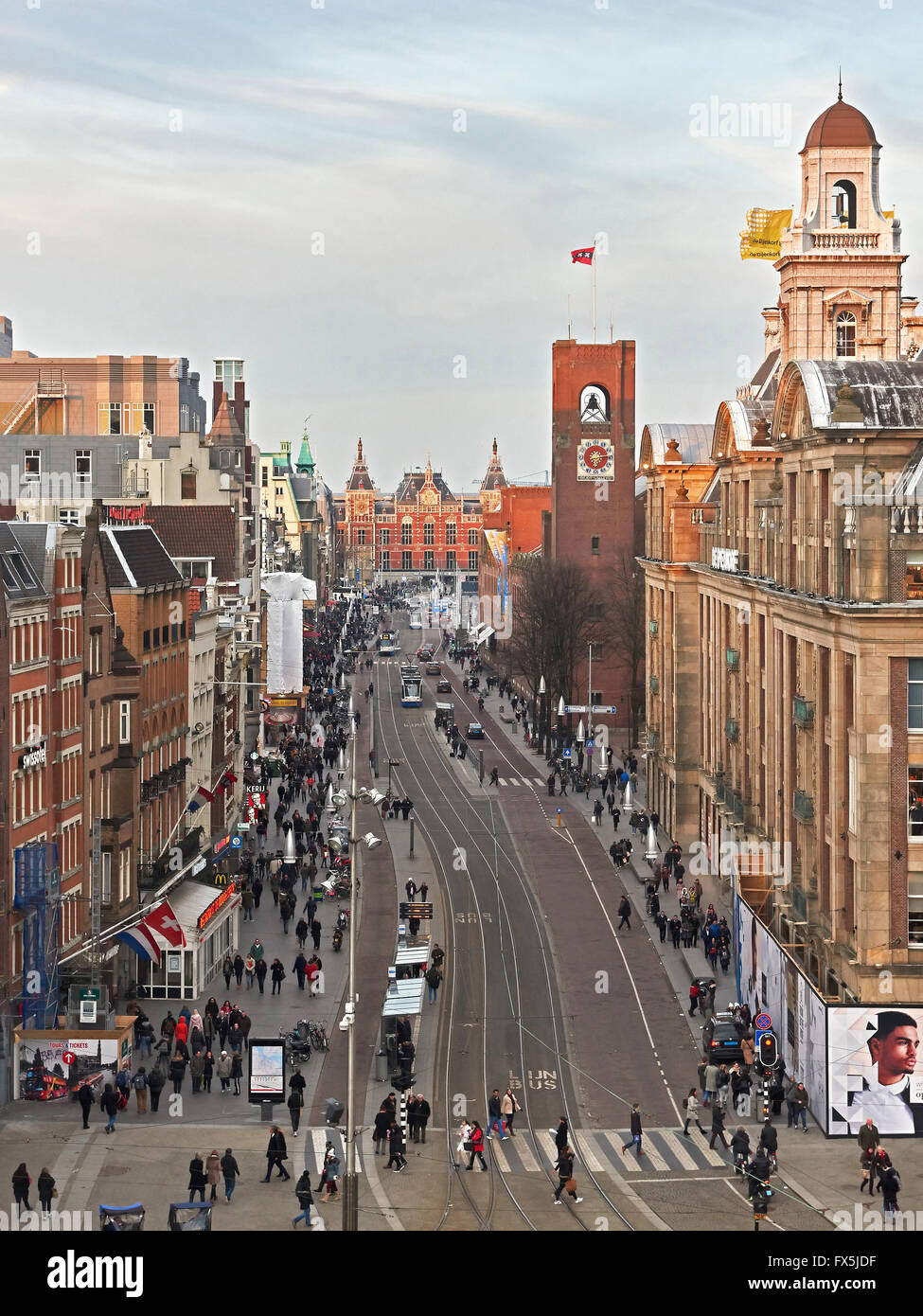 Aerial view of the streets of Amsterdam, Netherlands Stock Photo - Alamy