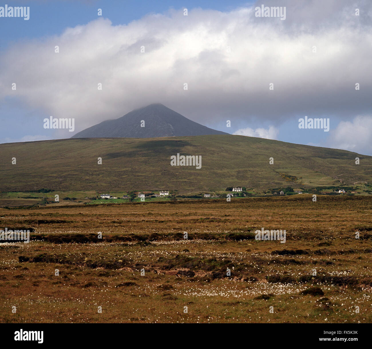 Peat bogs of Achill Islland, County Mayo, West coast of Ireland Stock ...