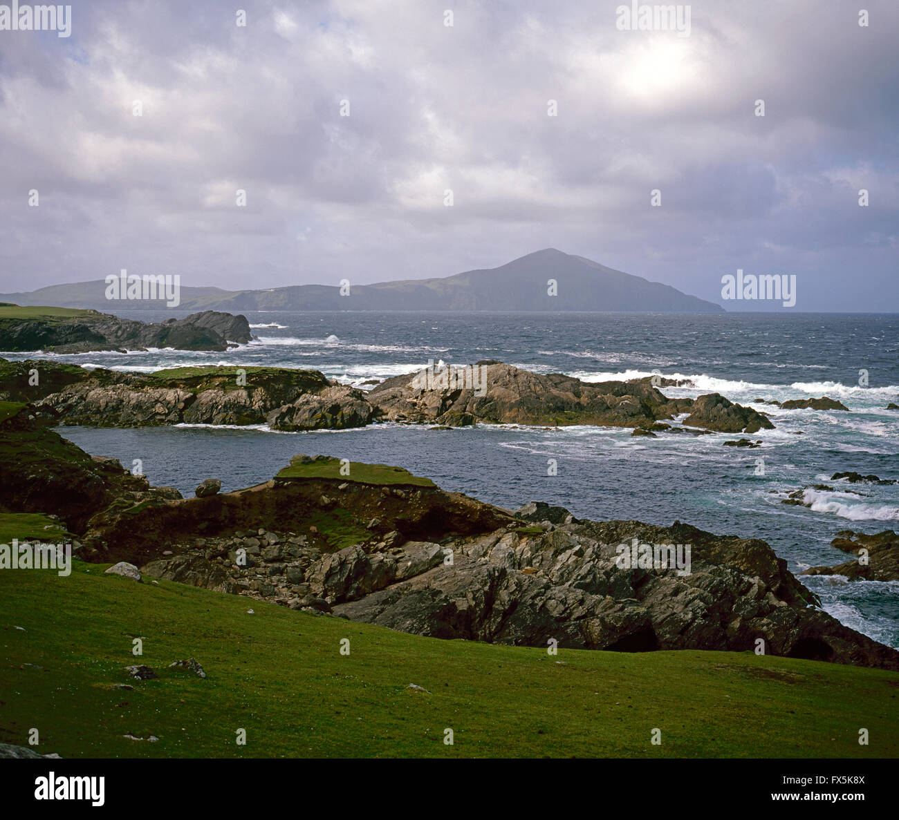 Clare Island from Achill Island , County Mayo, West Coast of Ireland ...