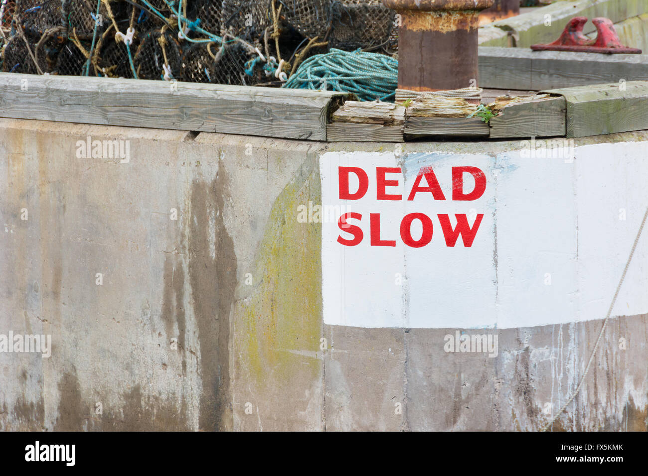Dead slow sign hi-res stock photography and images - Alamy
