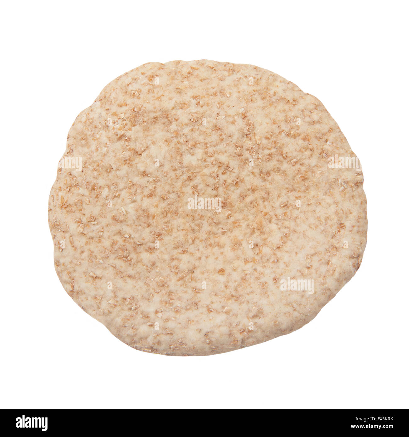 Whole wheat pita bread on a white background Stock Photo - Alamy