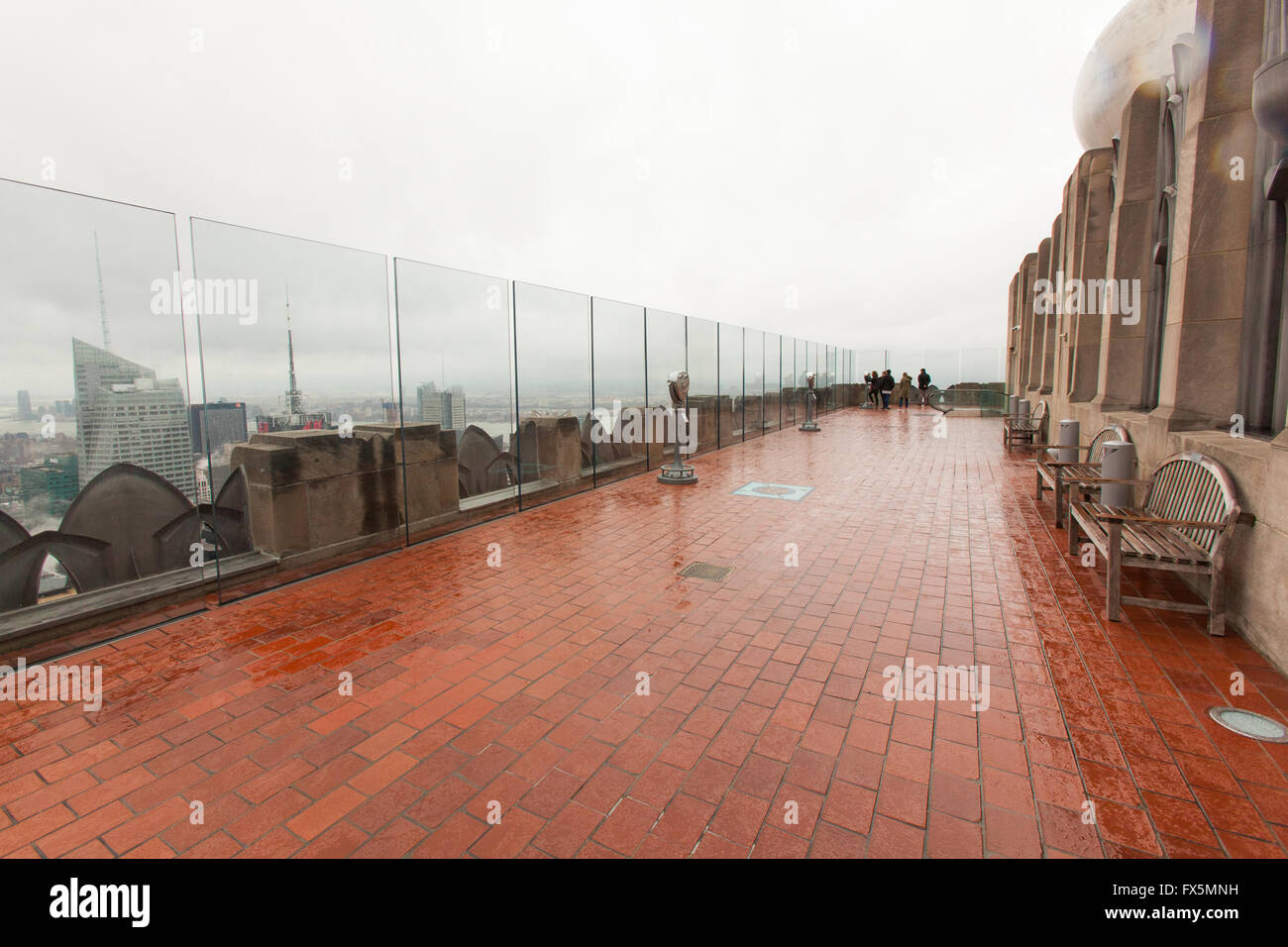 Top of the rock ,The viewpoint from the top of the Rockefeller center ...