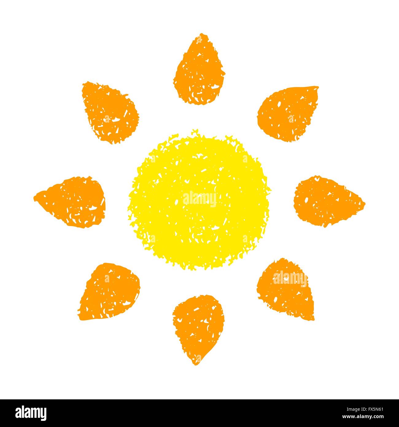 Hand Drawn Sun Stock Vector Image & Art - Alamy