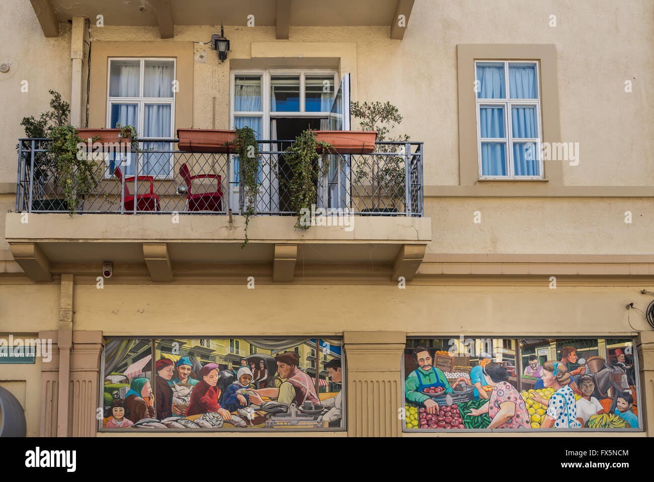 The Old Commercial Center in Haifa, Israel Stock Photo - Alamy