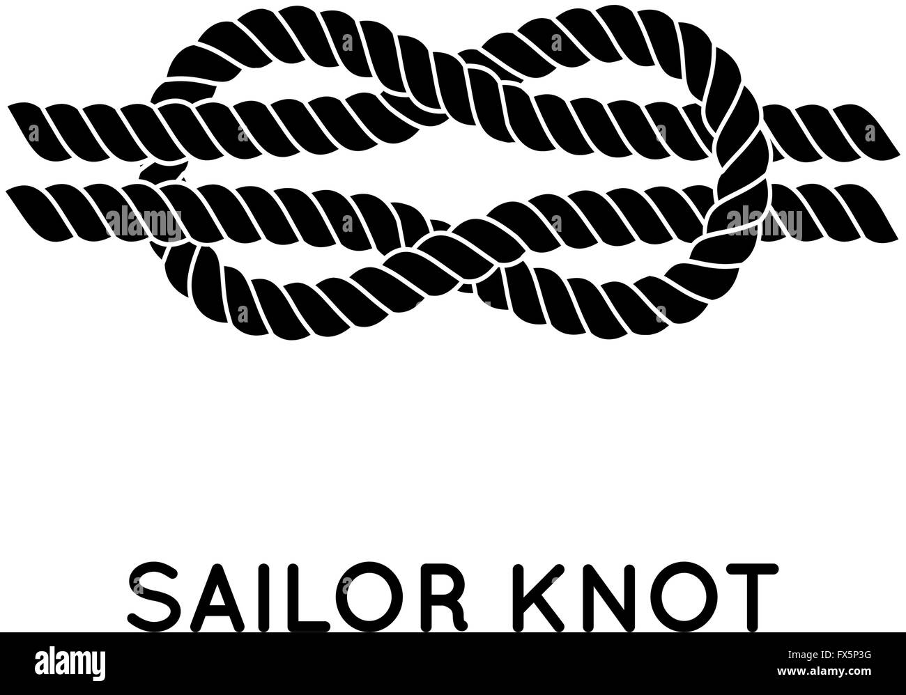 Sailor rope knot Stock Vector Image & Art - Alamy
