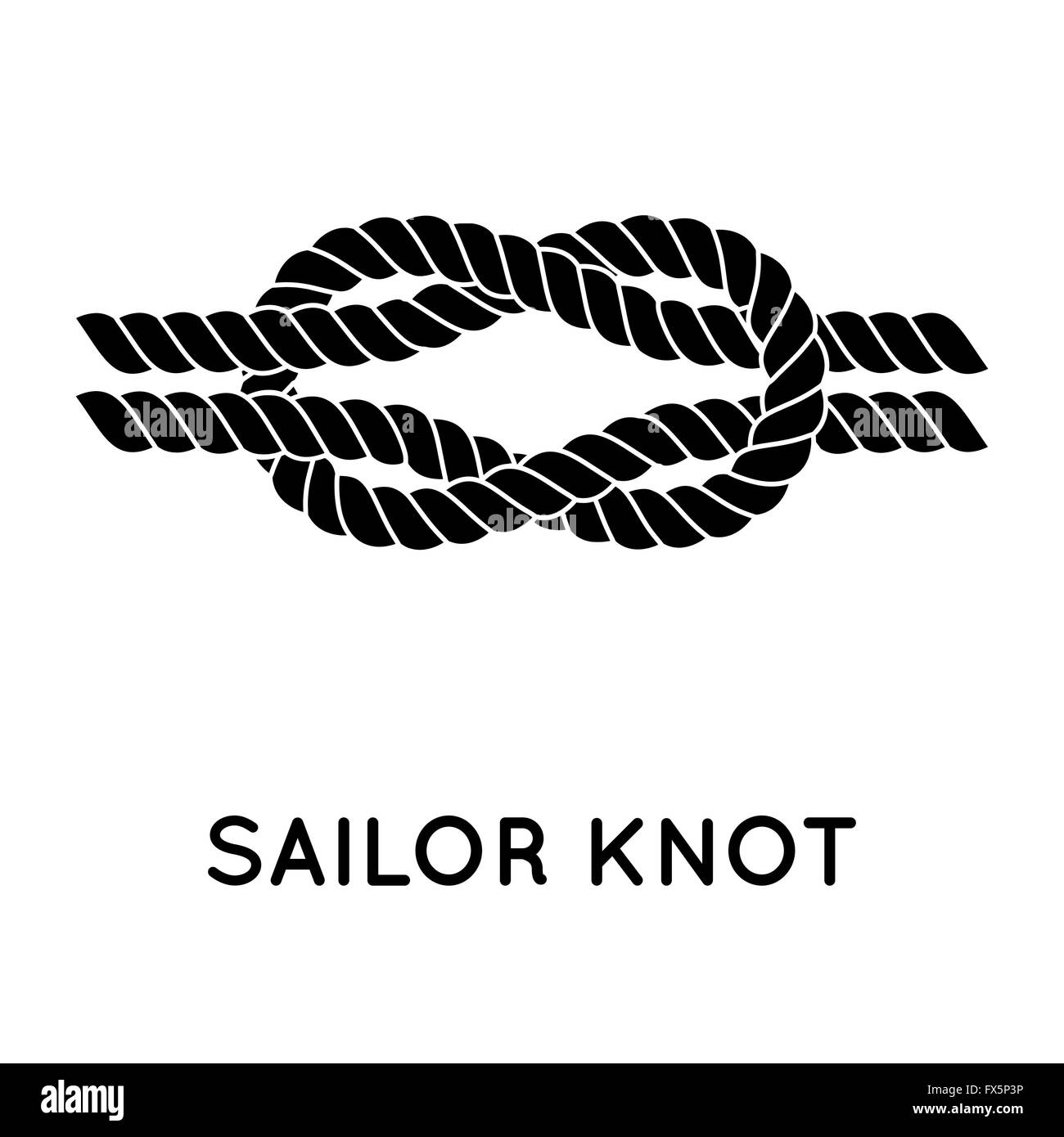 Sailor rope knot Stock Vector Image & Art - Alamy