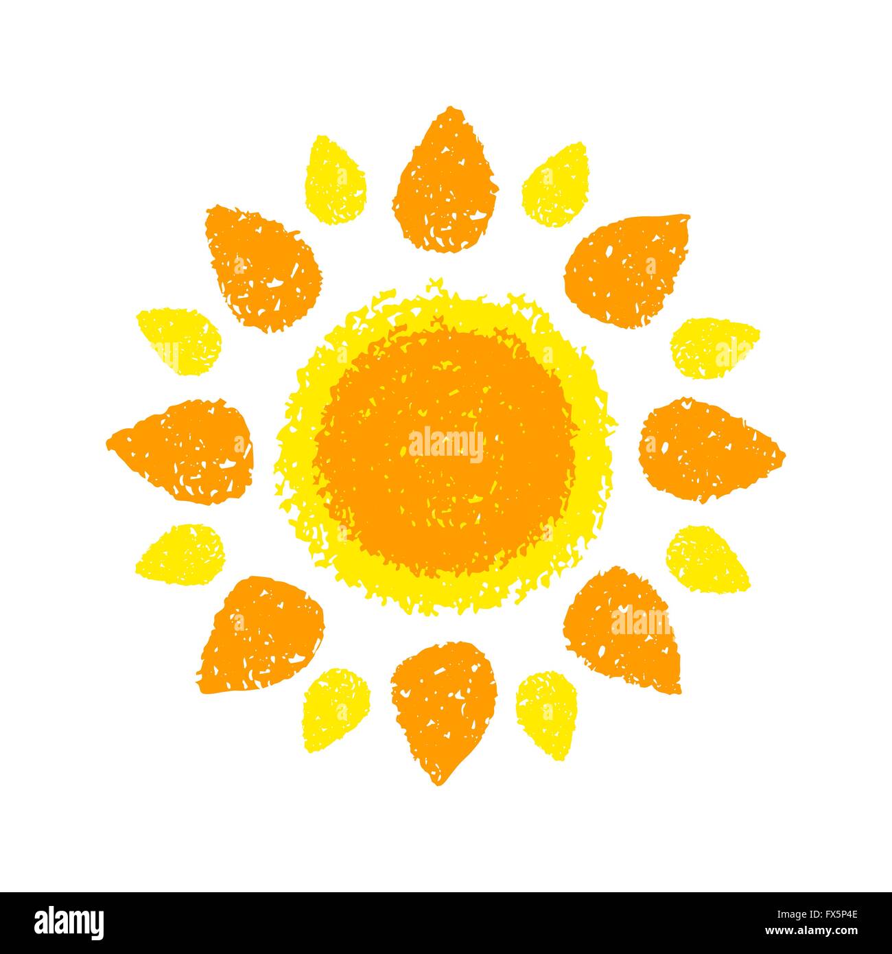Hand Drawn Sun Stock Vector Image & Art - Alamy