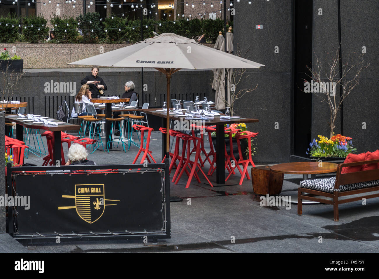 China Grill Exterior, NYC Stock Photo - Alamy