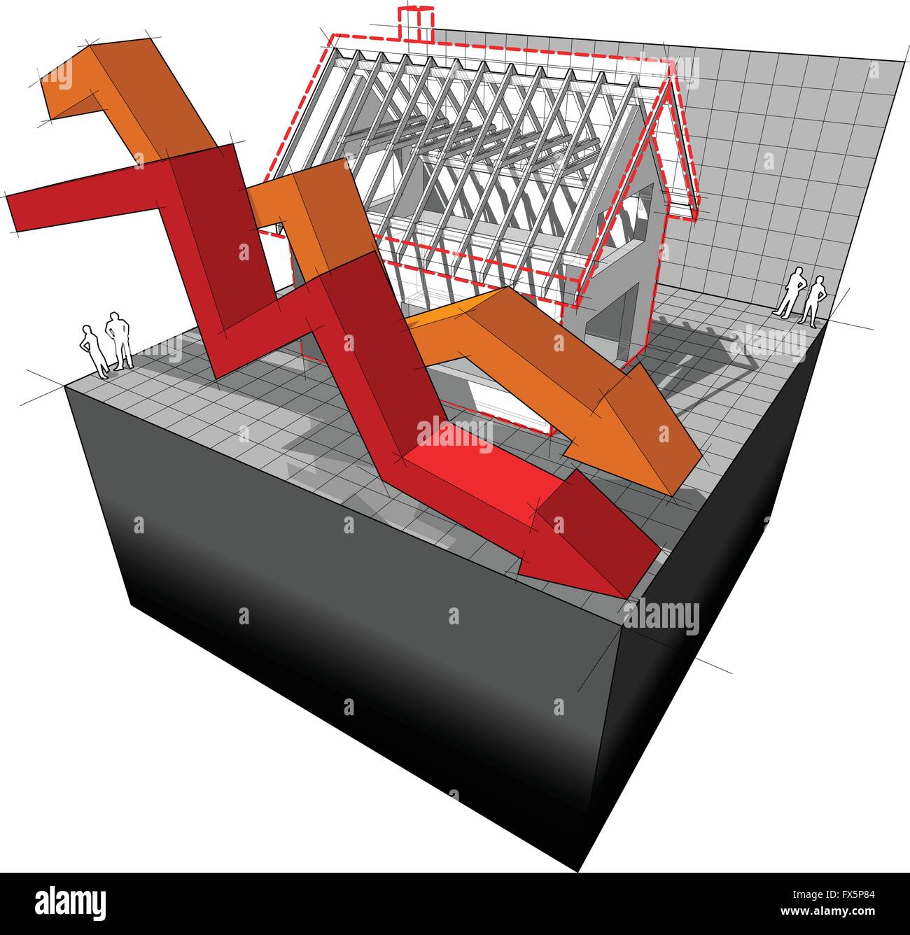 Under the market house Stock Vector Images - Alamy