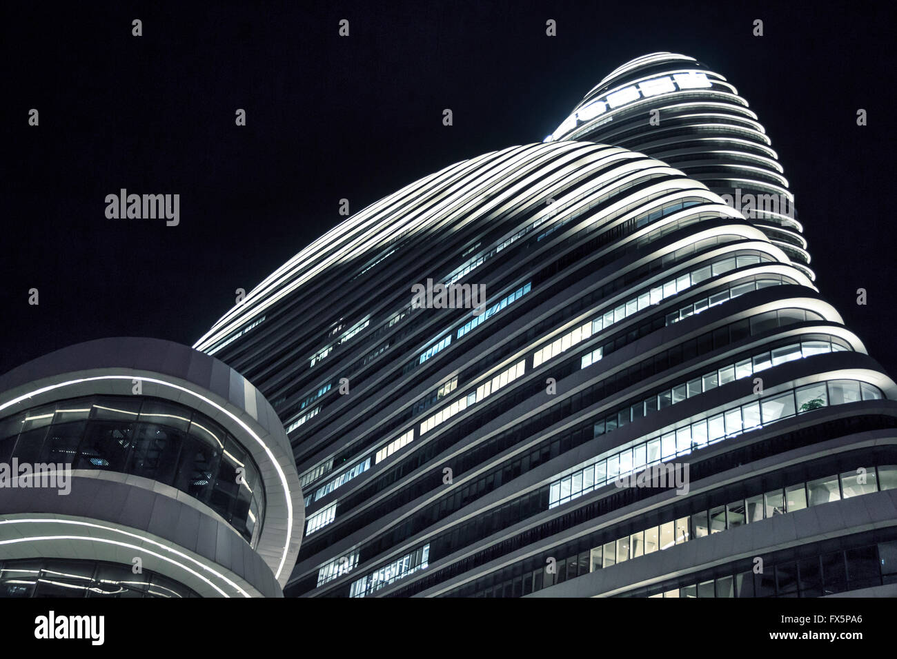 Wangjing night view hi-res stock photography and images - Alamy