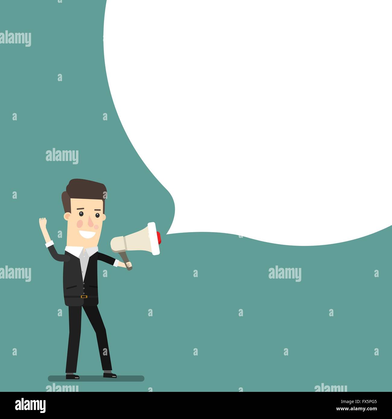 Cartoon annoyed boss Stock Vector Images - Alamy