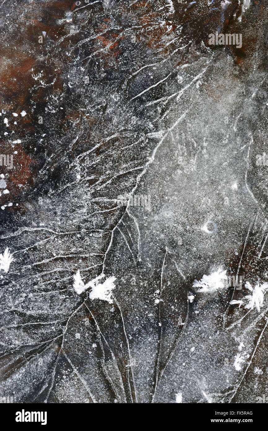Close up background of melted ice Stock Photo - Alamy